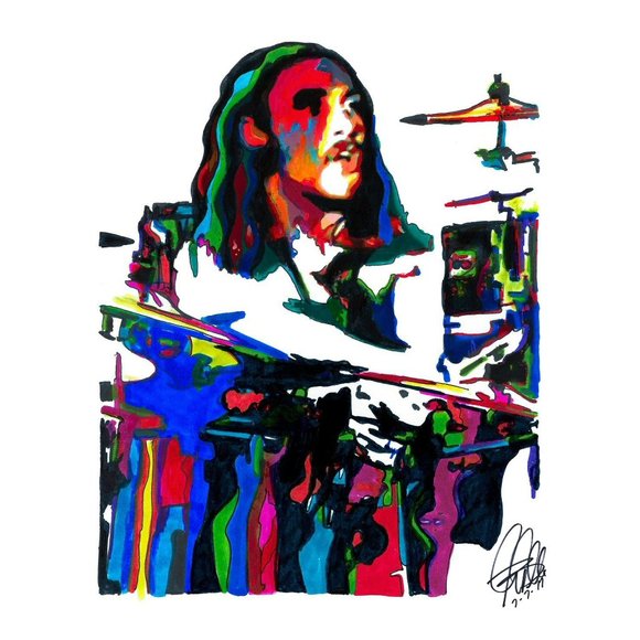 Art | Bill Ward Black Sabbath Drums Rock Poster 18x24 | Poshmark